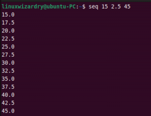 10+ Seq Commands with Examples in Linux – LinuxWizardry