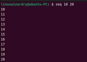10+ Seq Commands with Examples in Linux – LinuxWizardry